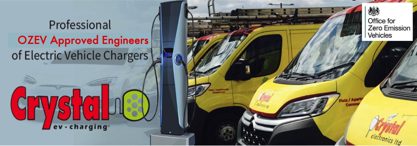 Crystal Electronics Ltd | Electric Vehicle Charger Installers